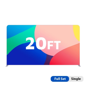 Tube Backdrop . 20FT . Full Set . Single Sided – Display Rabbit